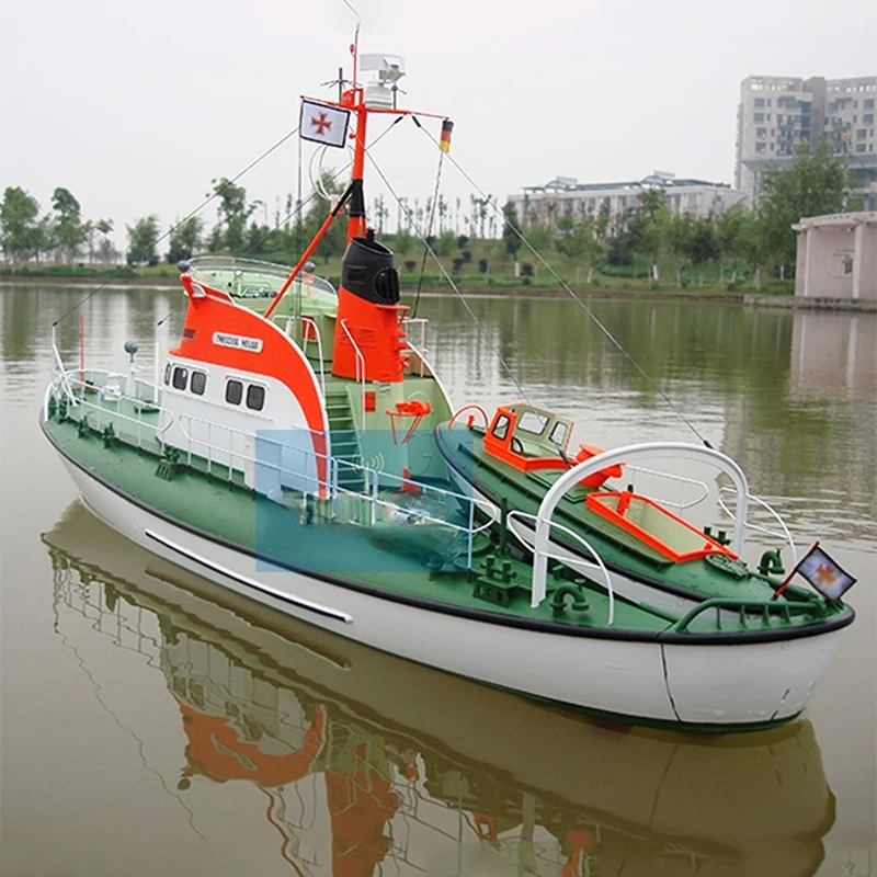 RC-Boot-Modell-1-20-DIY-Rettungsboot-Modell-fertig-Schiff-Arbeits-boot ...