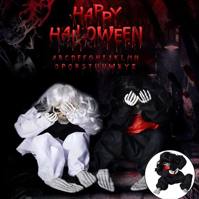 Crying-Ghost-Halloween-Decorations-Tricked-Props-Chamber-Madhouse ...