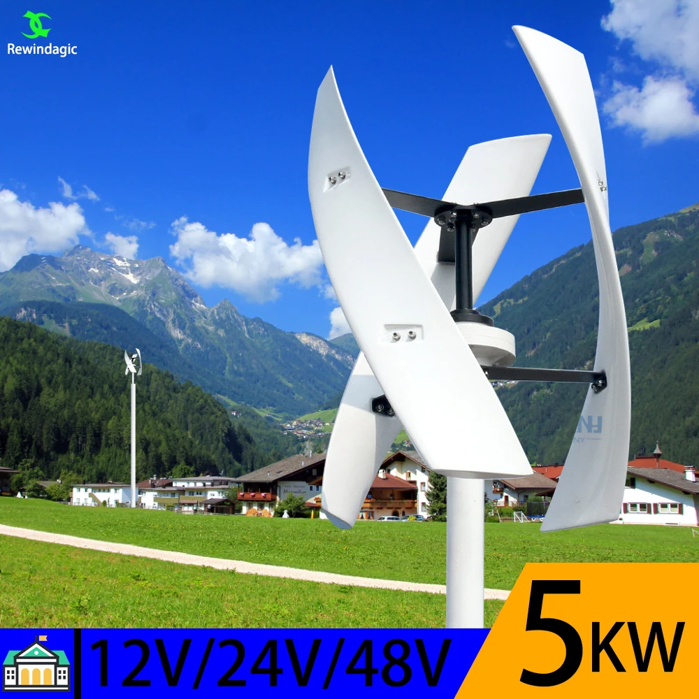 5000W-Wind-Turbine-Generators-12v-24v-48v-Low-Start-Wind-Mills-Speed ...