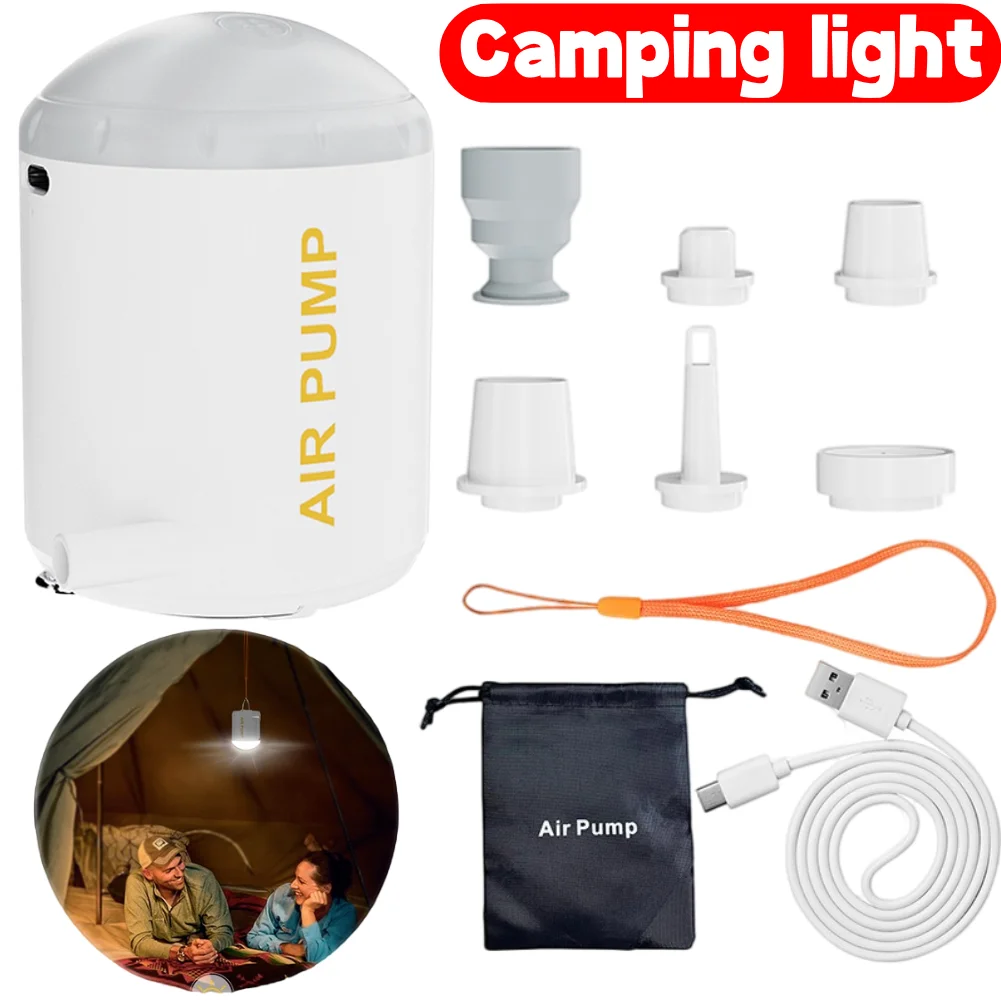 Camping-light-4-In-1-Multifunctional-Portable-Air-Pump-Electric ...