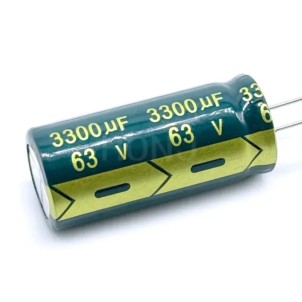 2PCS 3300uF 63V Aluminum Electrolytic Capacitor 18x40mm Low ESR High ...