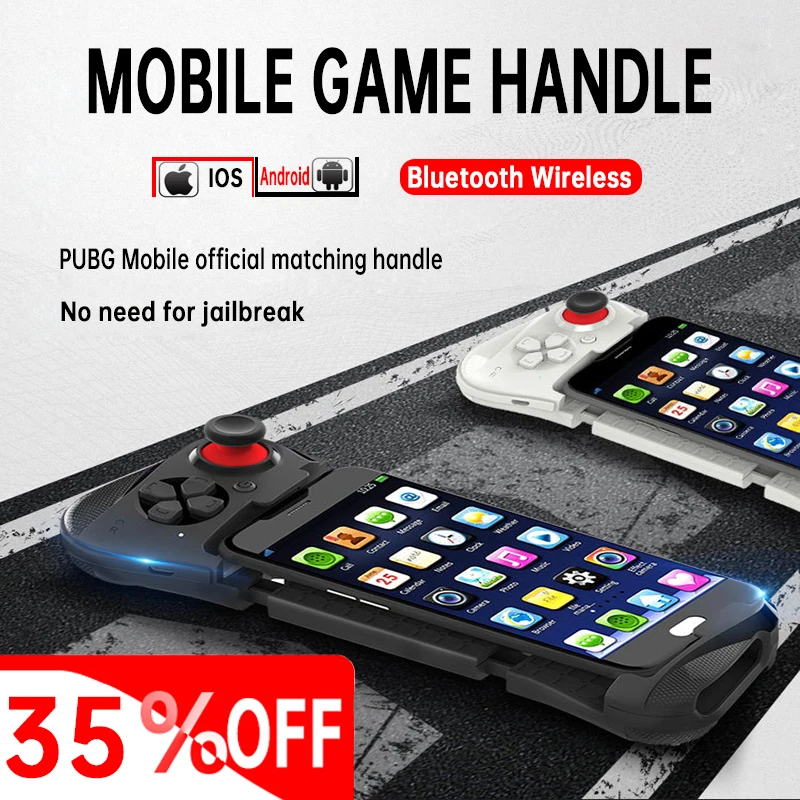 Game Handle Wireless Joystick For IOS/Android 6.8Inch Mobile Phone For ...