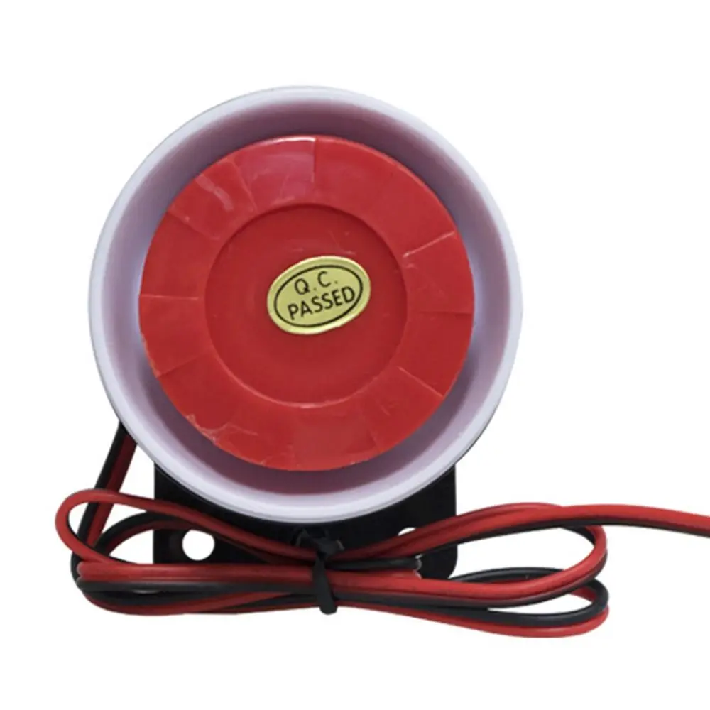 High Decibel Anti-theft Alarm 12V 24V 220V Without Light Buzzer Dual ...