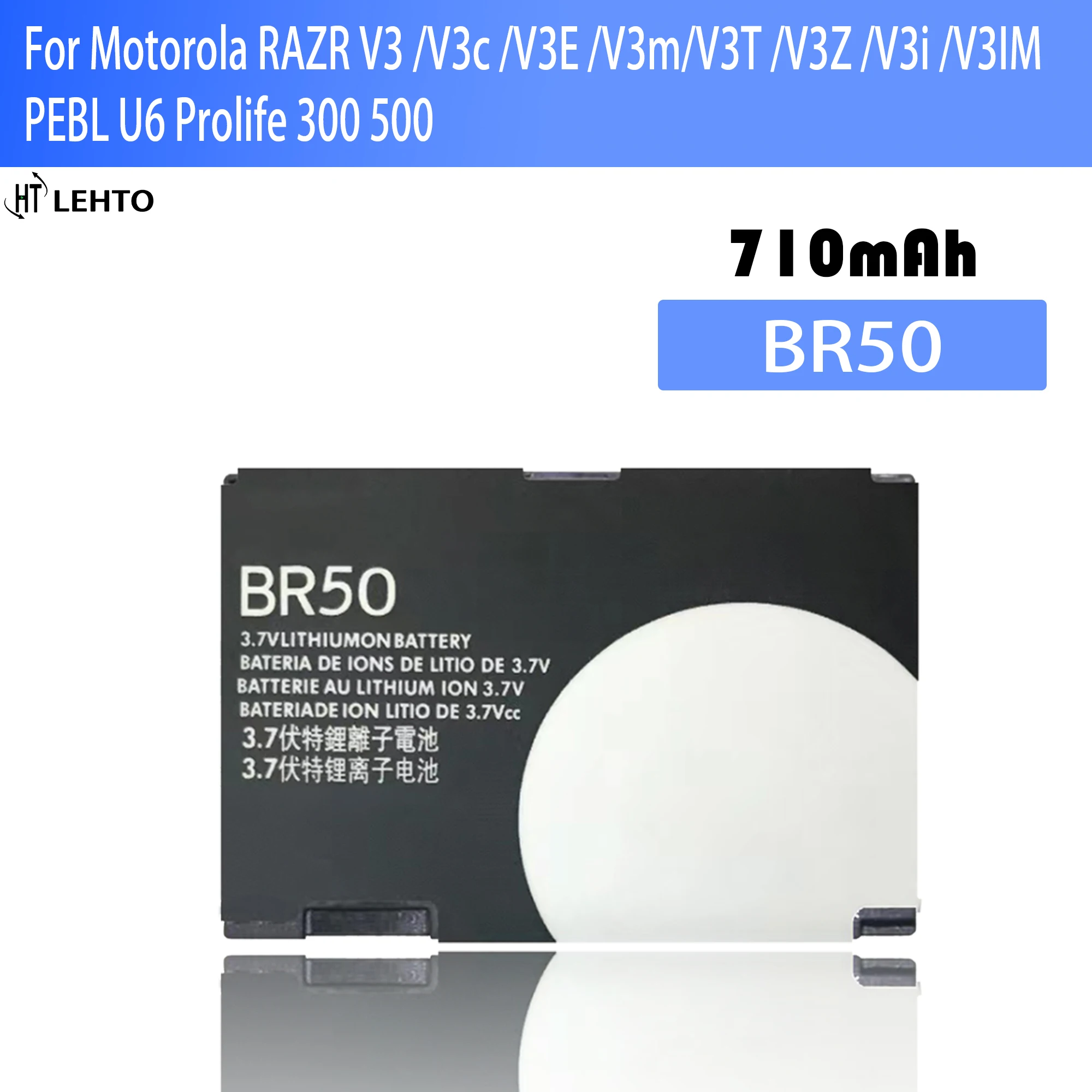 New-Motorola-BR50-710mAh-Phone-Battery-For-Razr-V3-V3c-V3E-V3i-V3m-V3r ...