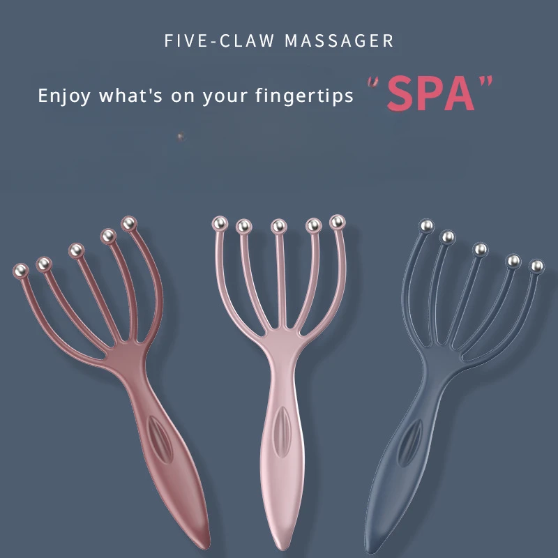 5-Claws-Head-Massger-Streamlined-Ball-Body-Relaxation-Scalp-Massage ...