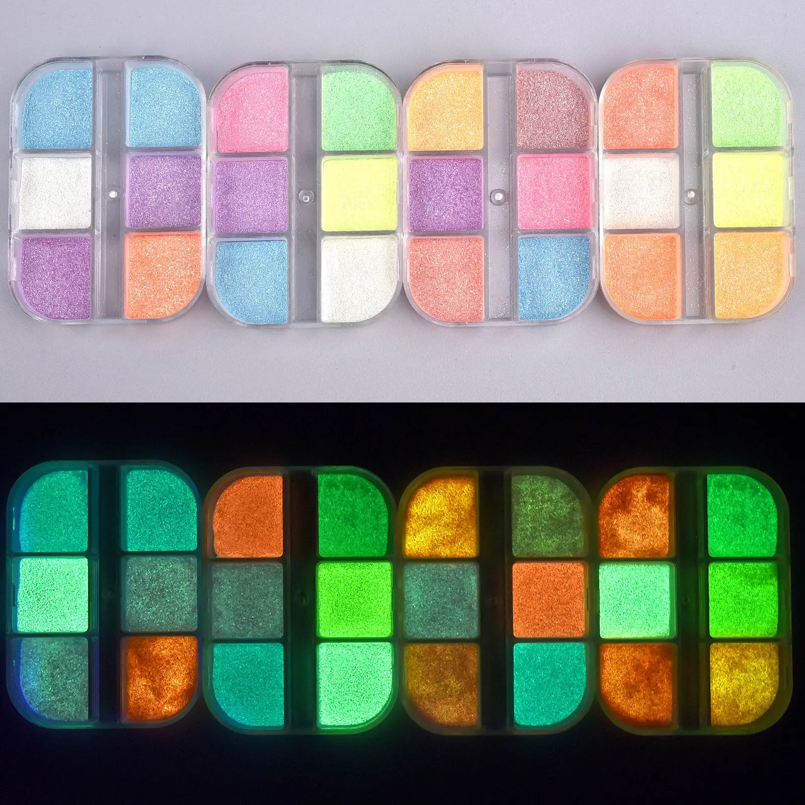 6-Grid-Mixed-Luminous-Powder-DIY-Epoxy-Resin-Mold-Filling-Material-Glow ...