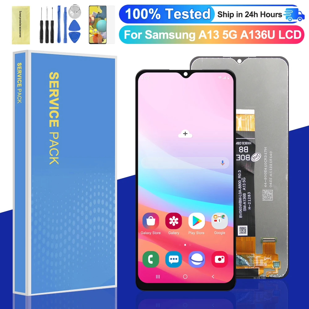 6.5'' Original For Samsung Galaxy A13 5g A136 136b A136u Lcd Display ...