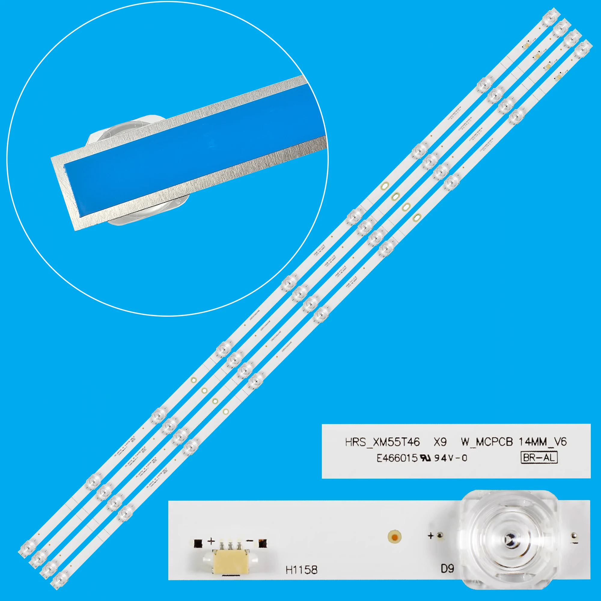 LED-strip-for-Sams-ung-55-inch-TV-UN55NU7095G-UN55NU7095G-4X9-2W-MCPCB ...