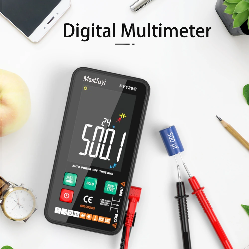 Professional-Digital-Multimeter-Smart-Tester-Machine-Big-Color-Screen ...