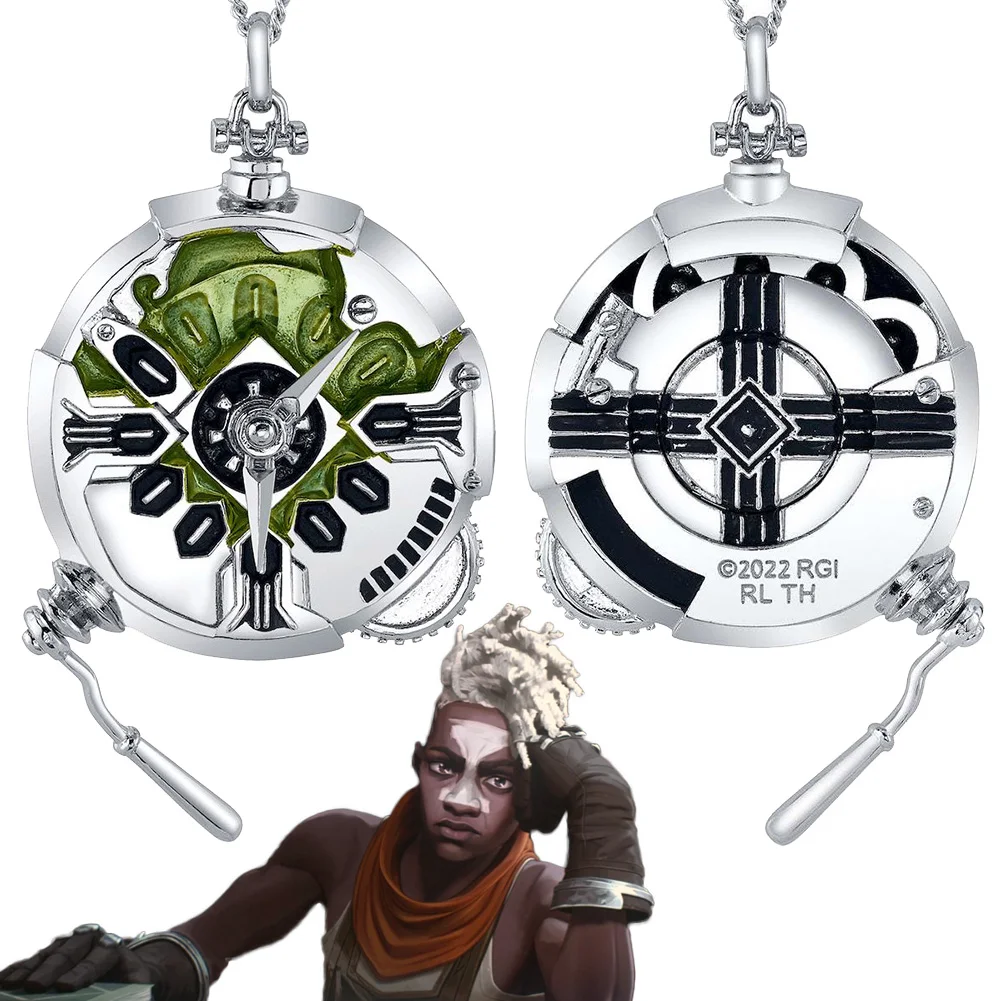 Arcane-Ekko-Cosplay-Necklace-Game-LoL-Stopwatch-Pendant-Chain-Costume ...