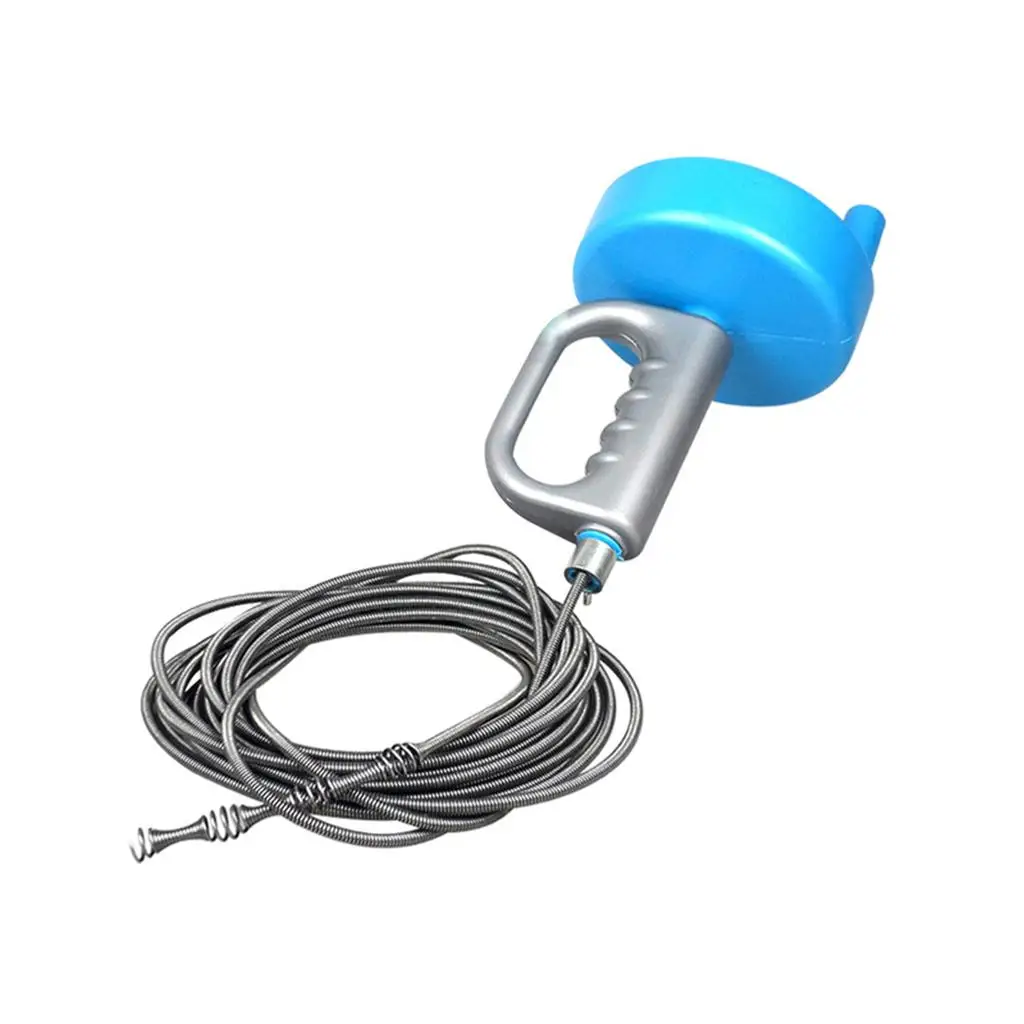 10m Clog Remover Hook Steel Dredging Cable Sewers Drain Cleaner ...