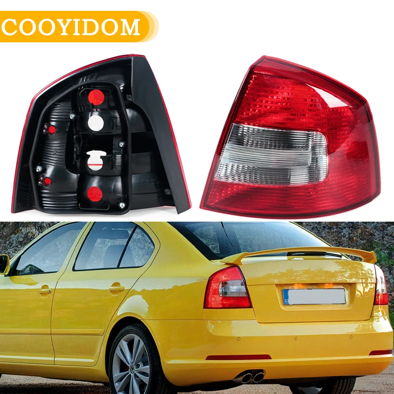 Car Tail Light For Skoda Octavia A6 Sedan 2009 2010 2011-2013 Rear ...