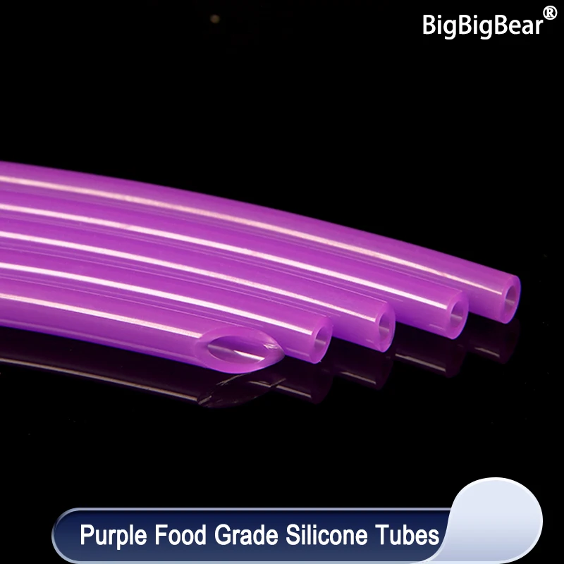 1-3-5-10M-Silicone-Tube-Food-Grade-Rubber-Hose-Purple-Flexible-Aquarium ...