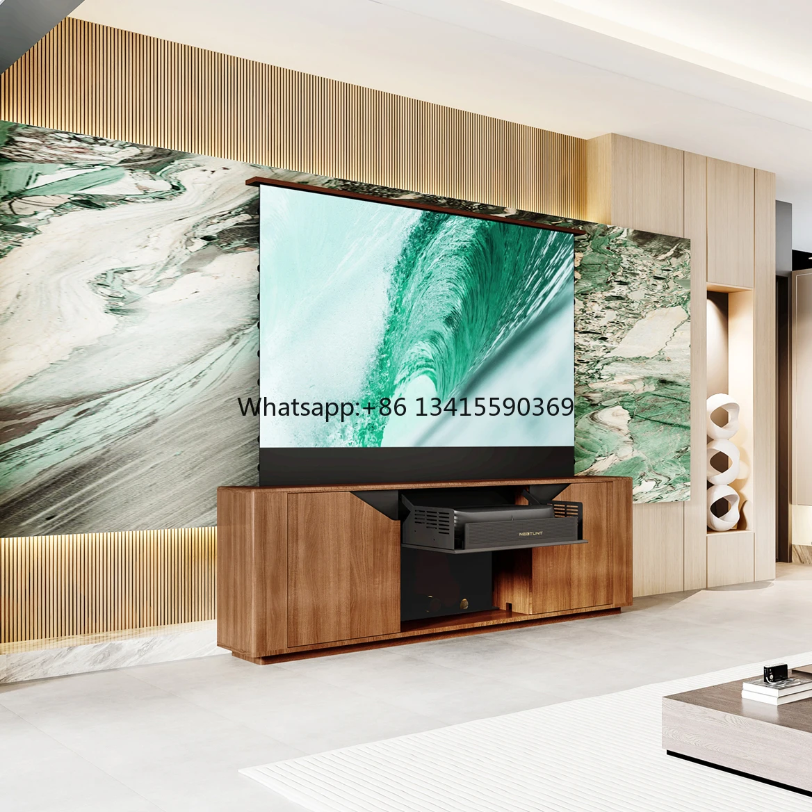 Luxury Design X Nectunt R30 Inbisible Home Cinema lasei TV Cabinet With ...