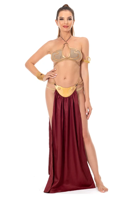 Princess Leia Slave Costume Malfunction