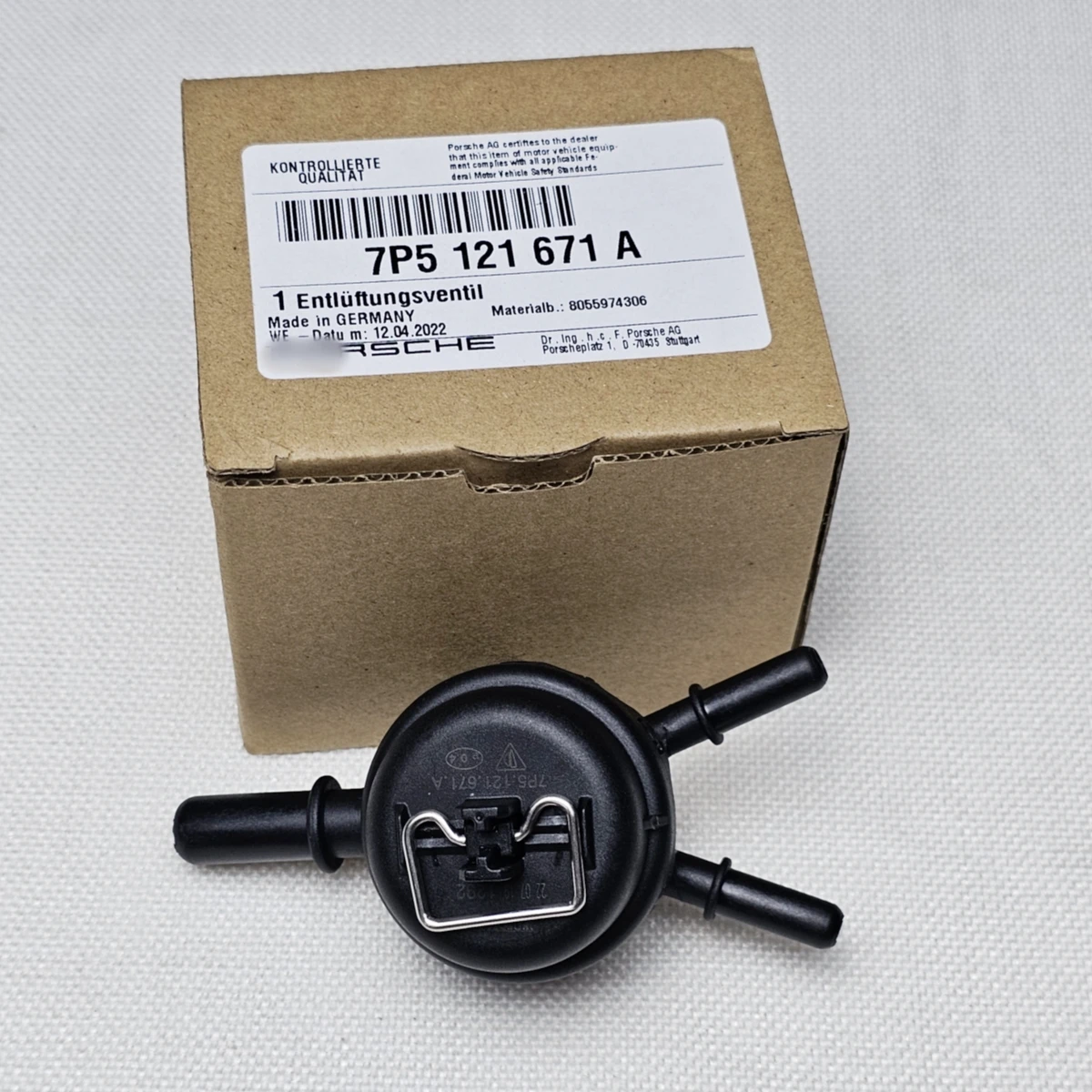 For-Porsche-Cayenne-92A-Coolant-Expansion-Tank-Engine-Air-Bleeder-Valve ...