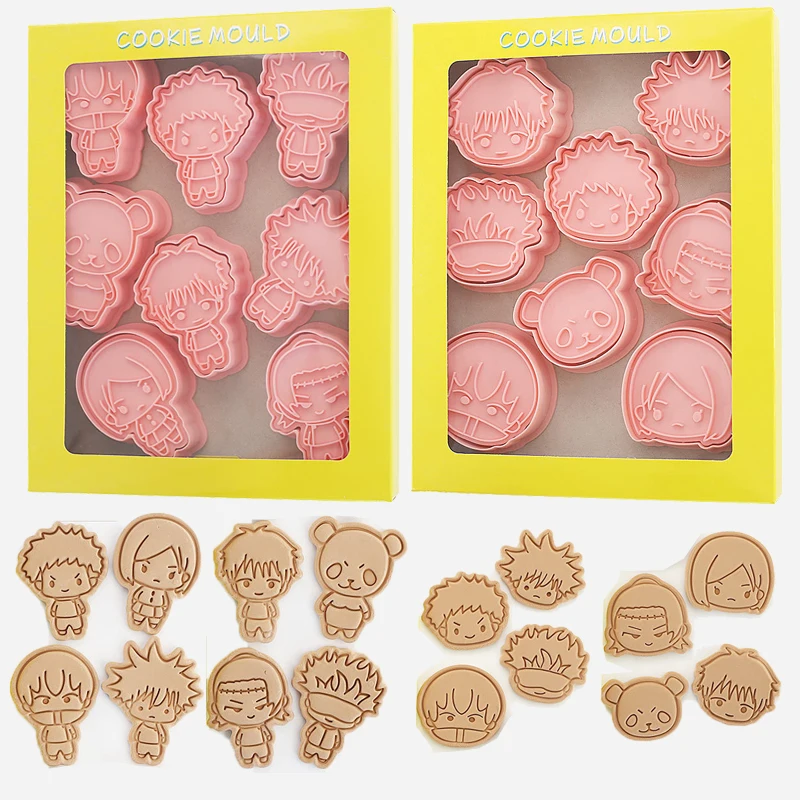 8pcs-set-Jujutsu-Kaisen-Cake-Cookie-Cutter-Anime-Figure-Satoru-Gojo ...