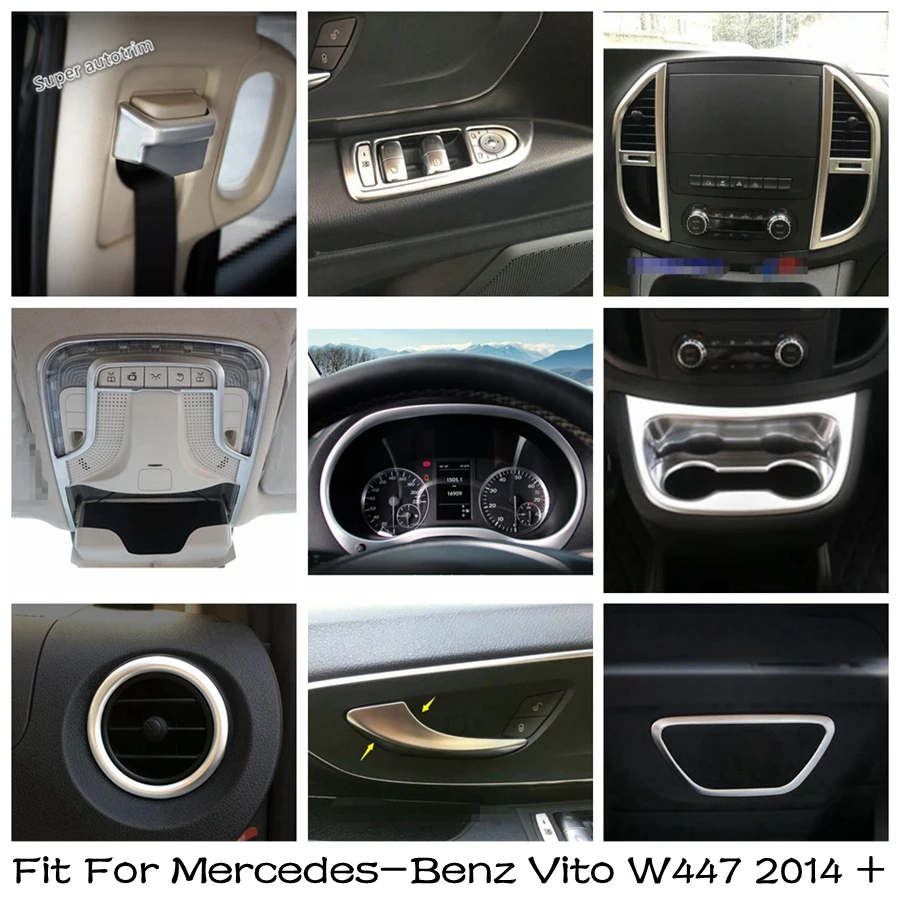 Inner-Door-Doorknob-Handle-Strip-Air-AC-Safety-Belt-Cover-Trim-For ...