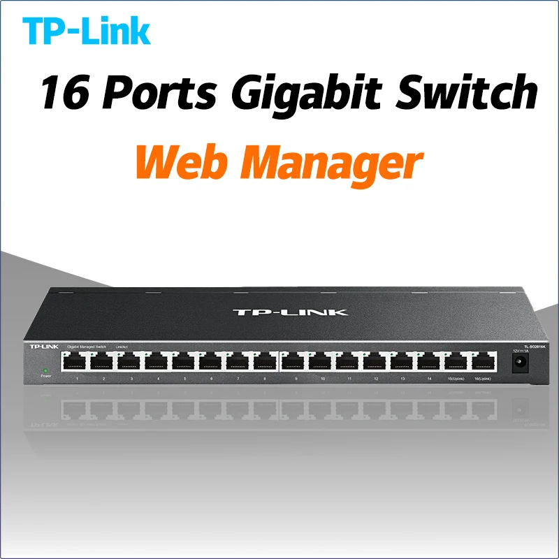 Hot-Sale-TP-LINK-16port-all-gigabit-rj45-switch-10-100-1000Mbps-Web ...