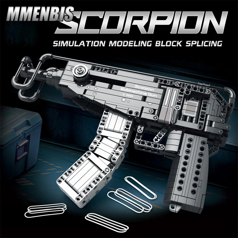 MOC-WW2-Military-SWAT-Soldier-M4A1-AK47-DIY-Building-Blocks-Gun-Army ...