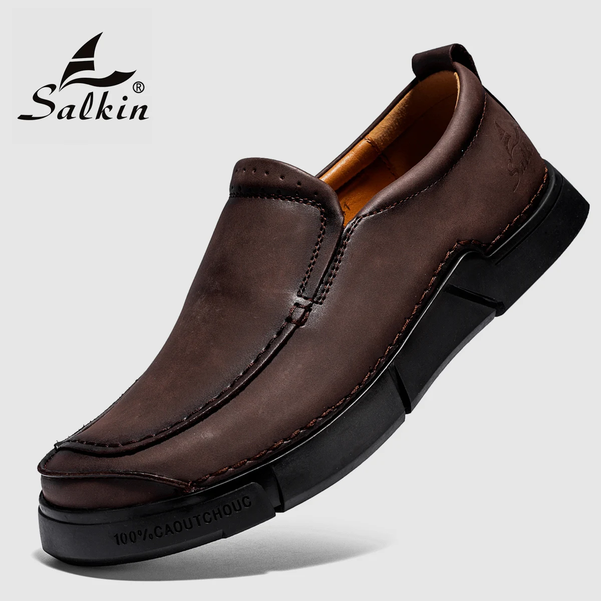 Salkin-Men-s-Fashion-Vintage-Hand-Stitching-Soft-Business-Casual-Genuine-Leather-Loafers-Boots ...