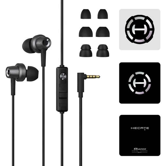 EDIFIER HECATE GM260 Hi-Res Gaming Earphones Wired 3.5mm L-type 10mm ...