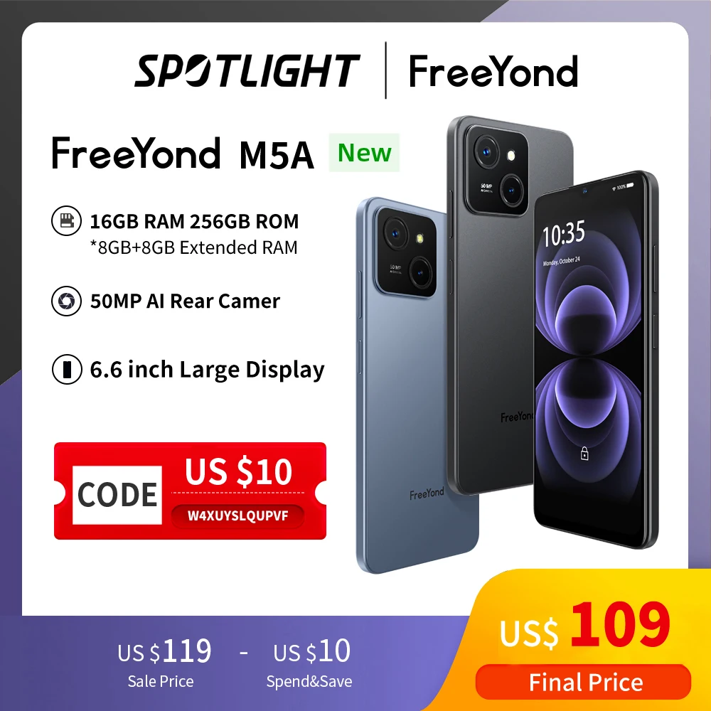 FreeYond M5A Smartphone – Assorted Produce