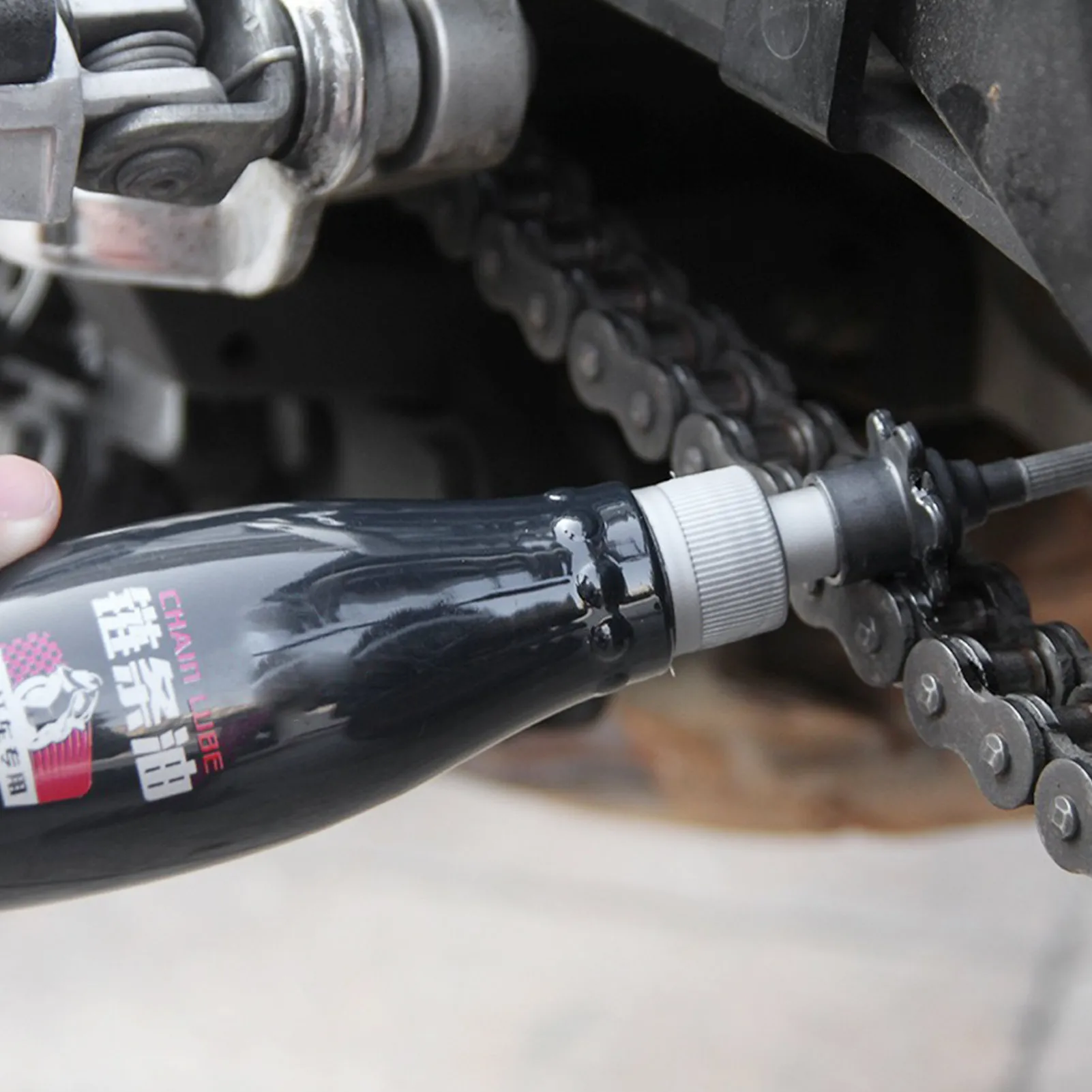 Motorcycle-Chain-Lubricant-Agent-Motorcycle-Chain-Lubrication-Kit-Long ...