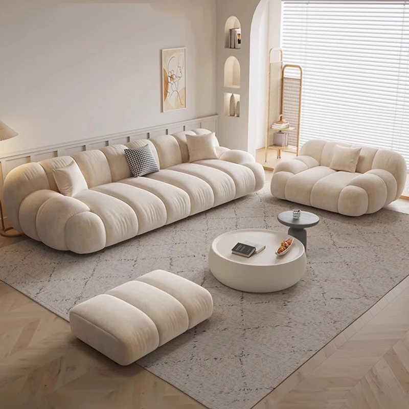 French-Double-Living-Room-Sofas-White-Sectional-Luxury-Elegant-Living ...
