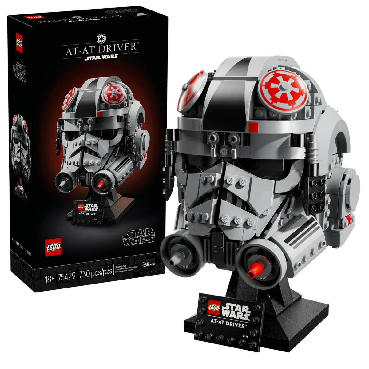 LEGO® Star Wars: The Empire Strikes Back™ AT-AT Driver Helmet Buildable ...