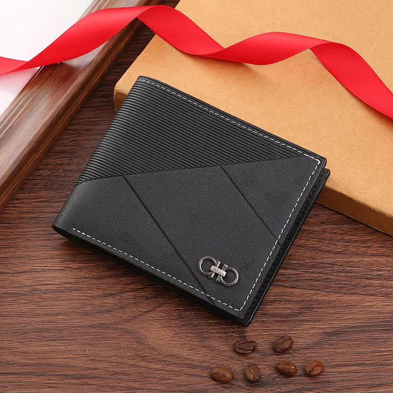 Cartera-corta-y-fina-para-hombre-cartera-moderna-con-m-ltiples-ranuras ...