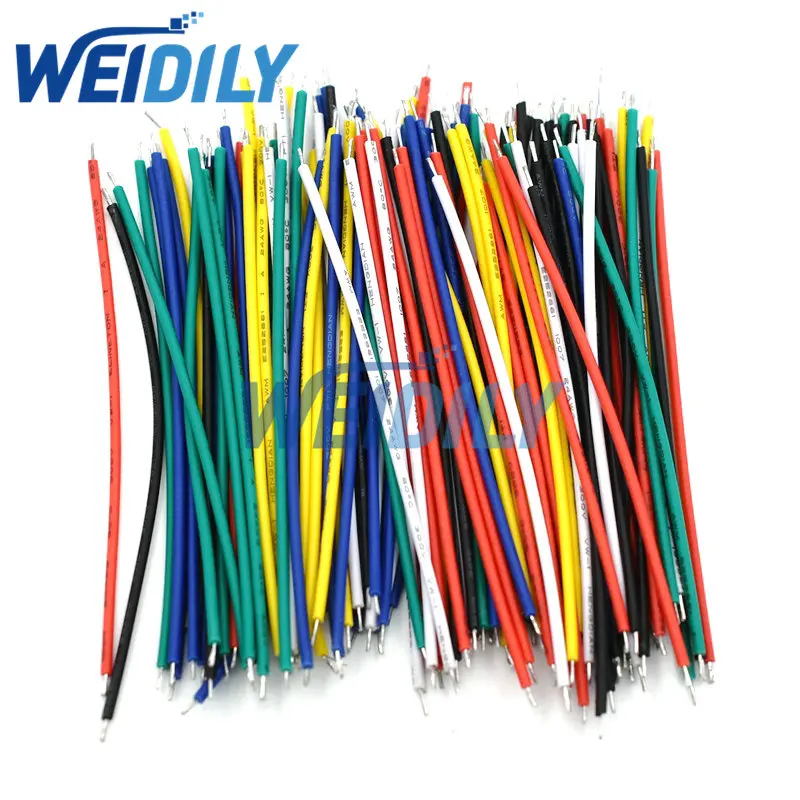 120PCS-UL1007-24AWG-Breadboard-Jumper-Cable-Wires-Kit-8cm-Fly-Jumper ...