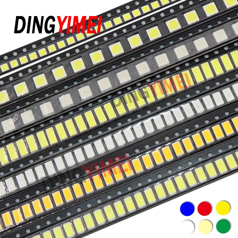 100pcs-LED-0402-0603-0805-1206-3528-1210-5050-5730-SMD-LED-Red-Yellow ...