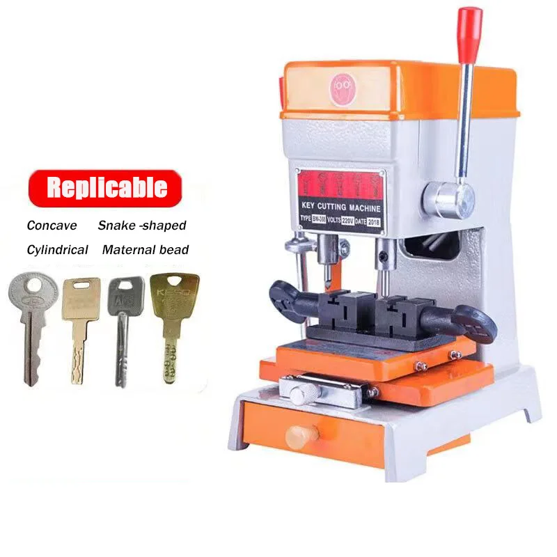 Accurate Vertical Key Cutting Machine Manual lock Duplicating Machine ...