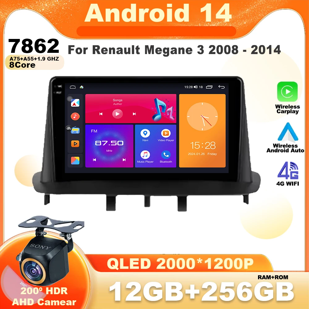 Android-14-For-Renault-Megane-3-2008-2014-Car-Radio-Multimedia-Player ...