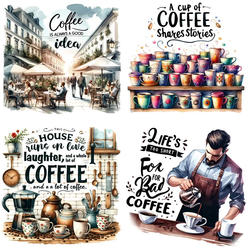 Coffee-Stickers-Crafts-And-Scrapbooking-stickers-kids-toys-book ...