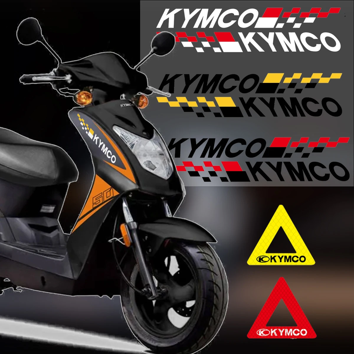 For KYMCO AGILITY S 125 50 SKY TOWN 125 Logo Set Motorcycle Accessories ...
