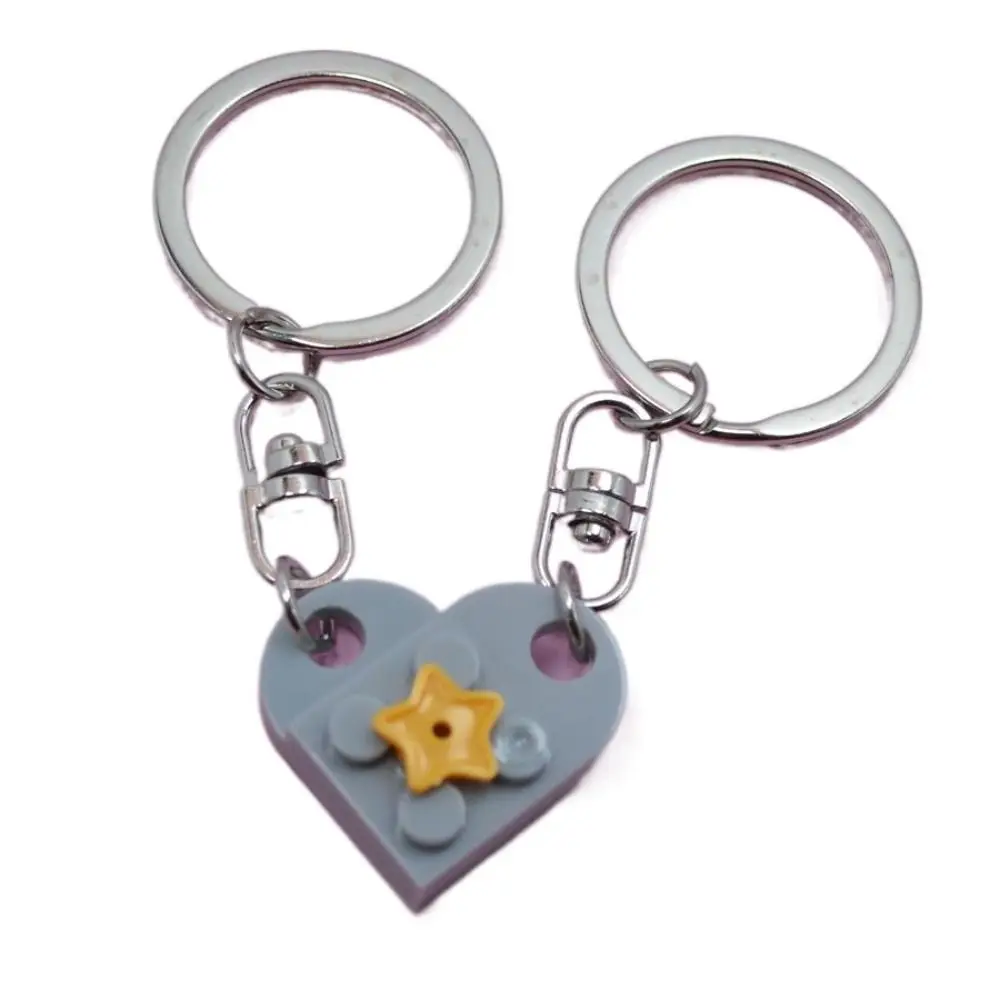 Love-Heart-Double-Keychain-Keyring-3176-Keys-Pendant-Accessorries ...