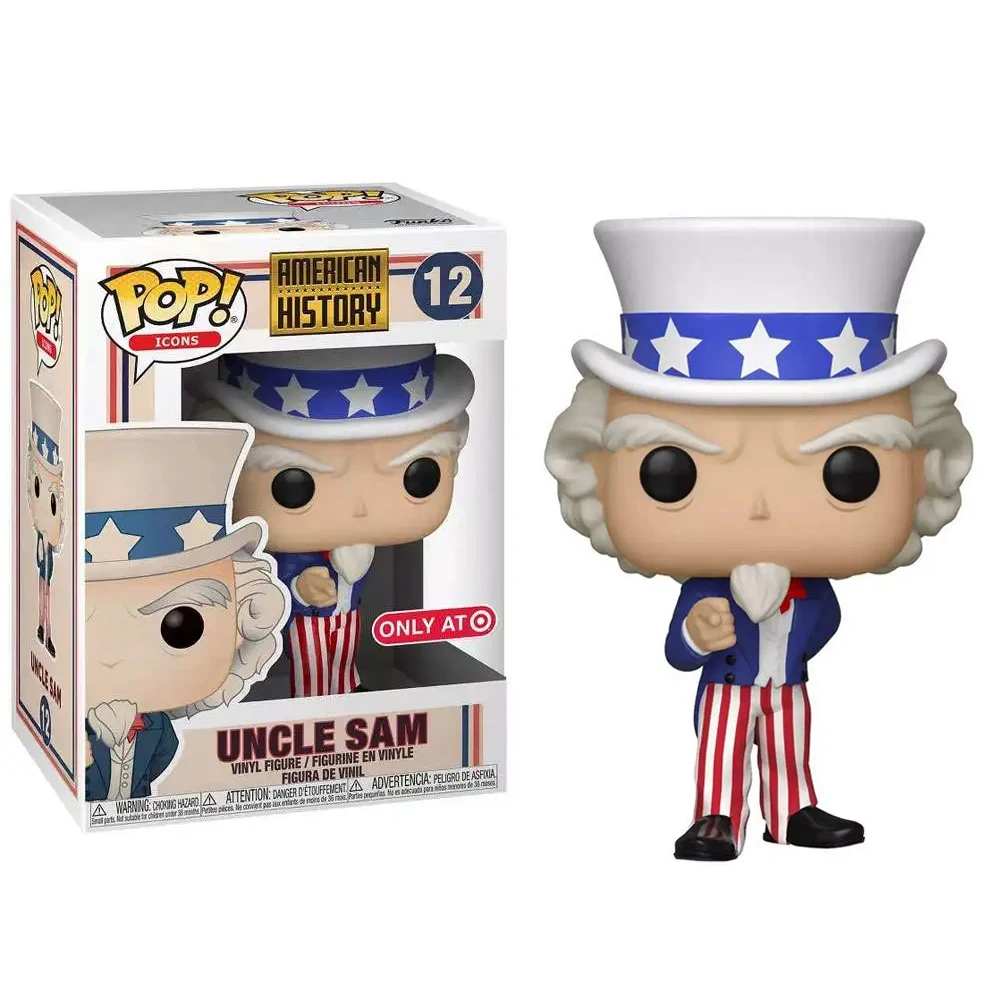 Funko-pop-AMERICAN-HISTORY-Uncle-Sam-12-Exclusive-Action-Figure-Toys ...