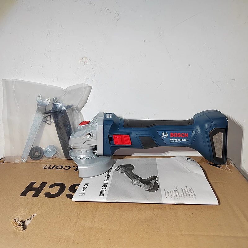 Bosch GWS 180-LI Cordless Lithium Cutting And Polishing Angle Grinder ...