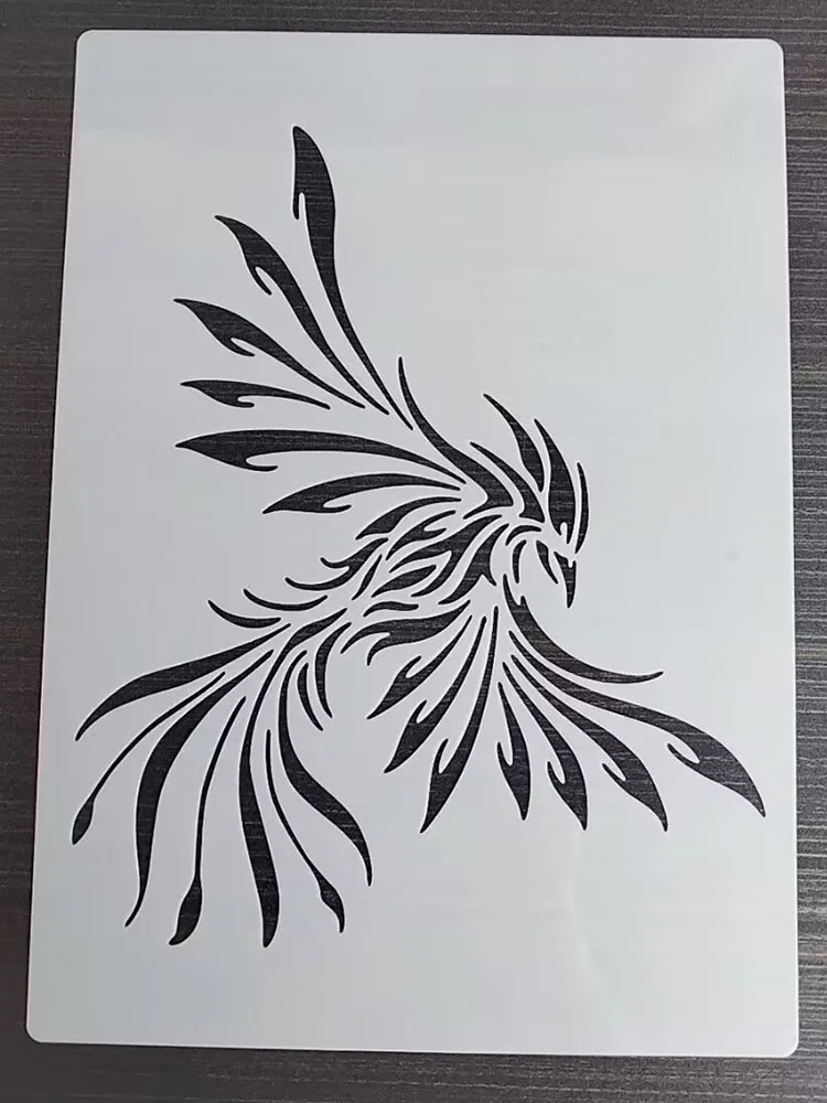 1PCS-21-29Cm-Firebird-Template-DIY-Layering-Stencils-Wall-Painting ...