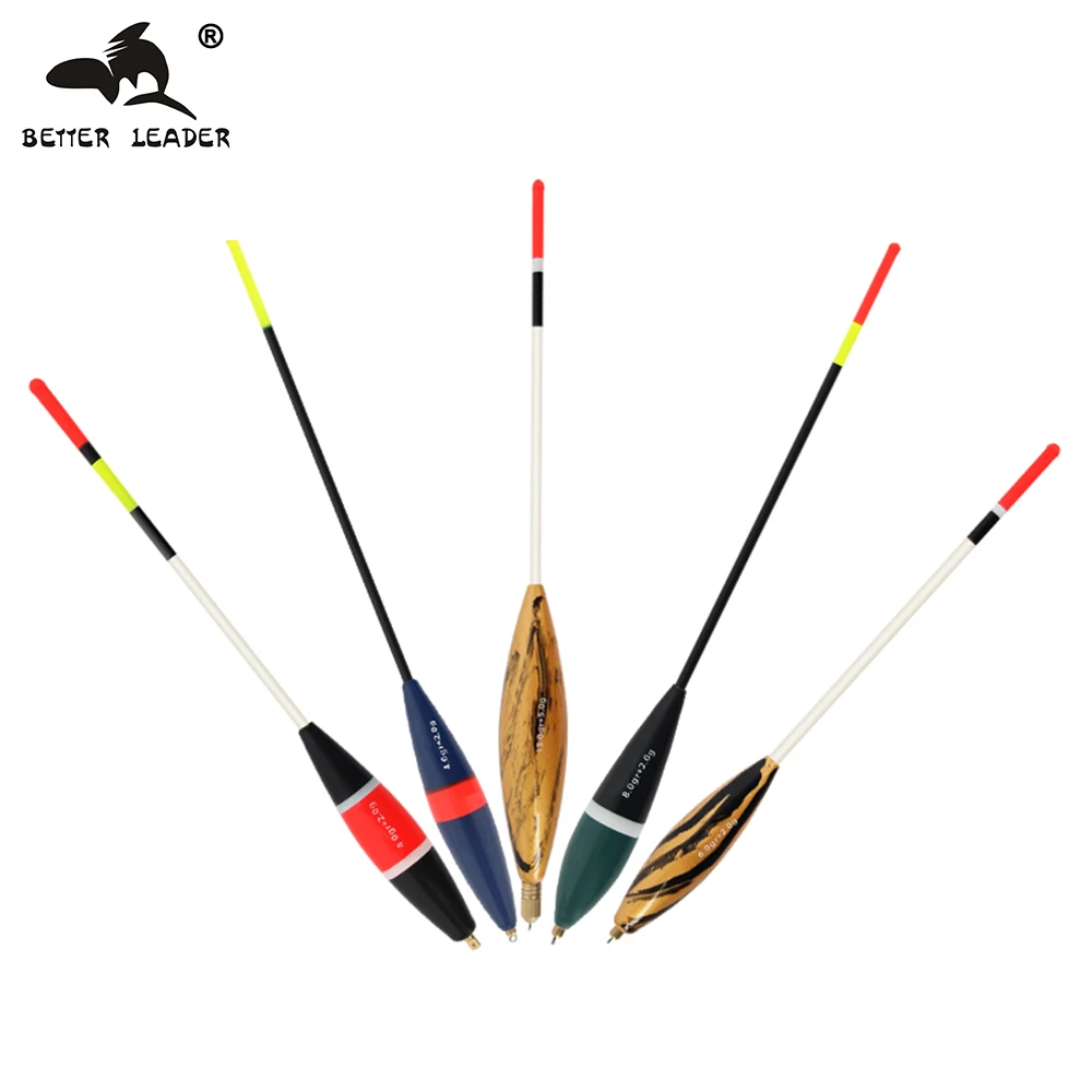 BETTER-LEADER-Fishing-Float-3pcs-pack-Buoy-Bobber-Stopper-Fir-Wood ...