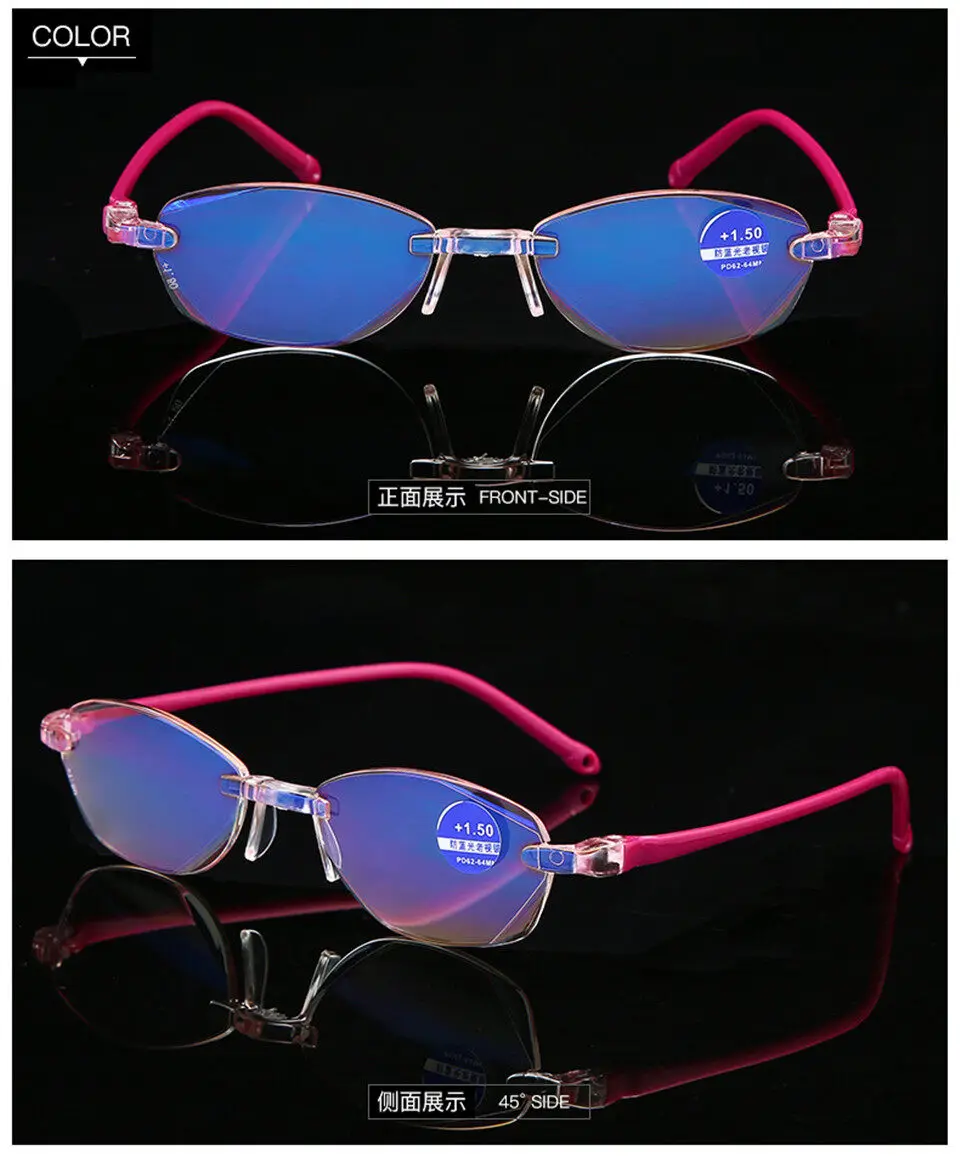 Lunettes de lecture Anti rayons bleus pour hommes et femmes verres ...