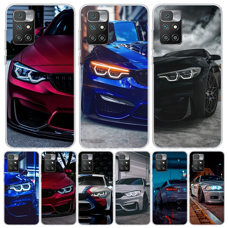 Blue-Red-Car-for-Bmw-Case-Phone-Cover-for-Xiaomi-Redmi-12-12C-10-10C ...
