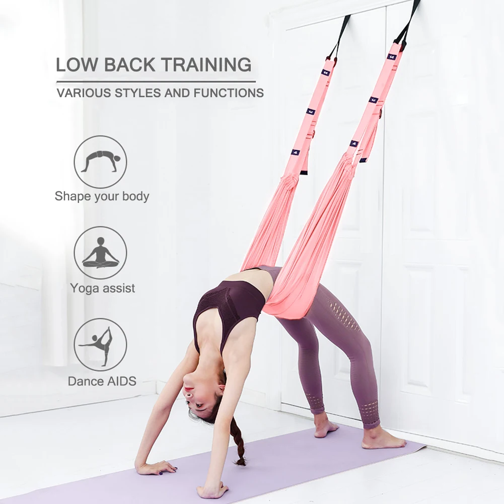 Pull-Rope-Aerial-Yoga-Strap-Stretch-Leg-Splits-Trainer-Female-Gym-Belt ...