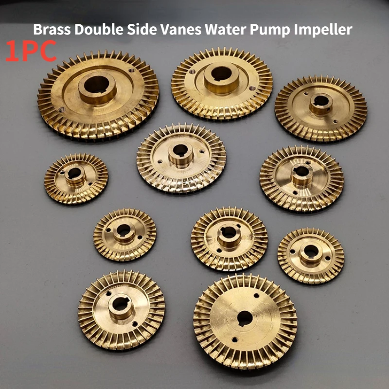 1PC-Brass-Double-Side-Vanes-Water-Pump-Impeller-Double-sided-Copper ...