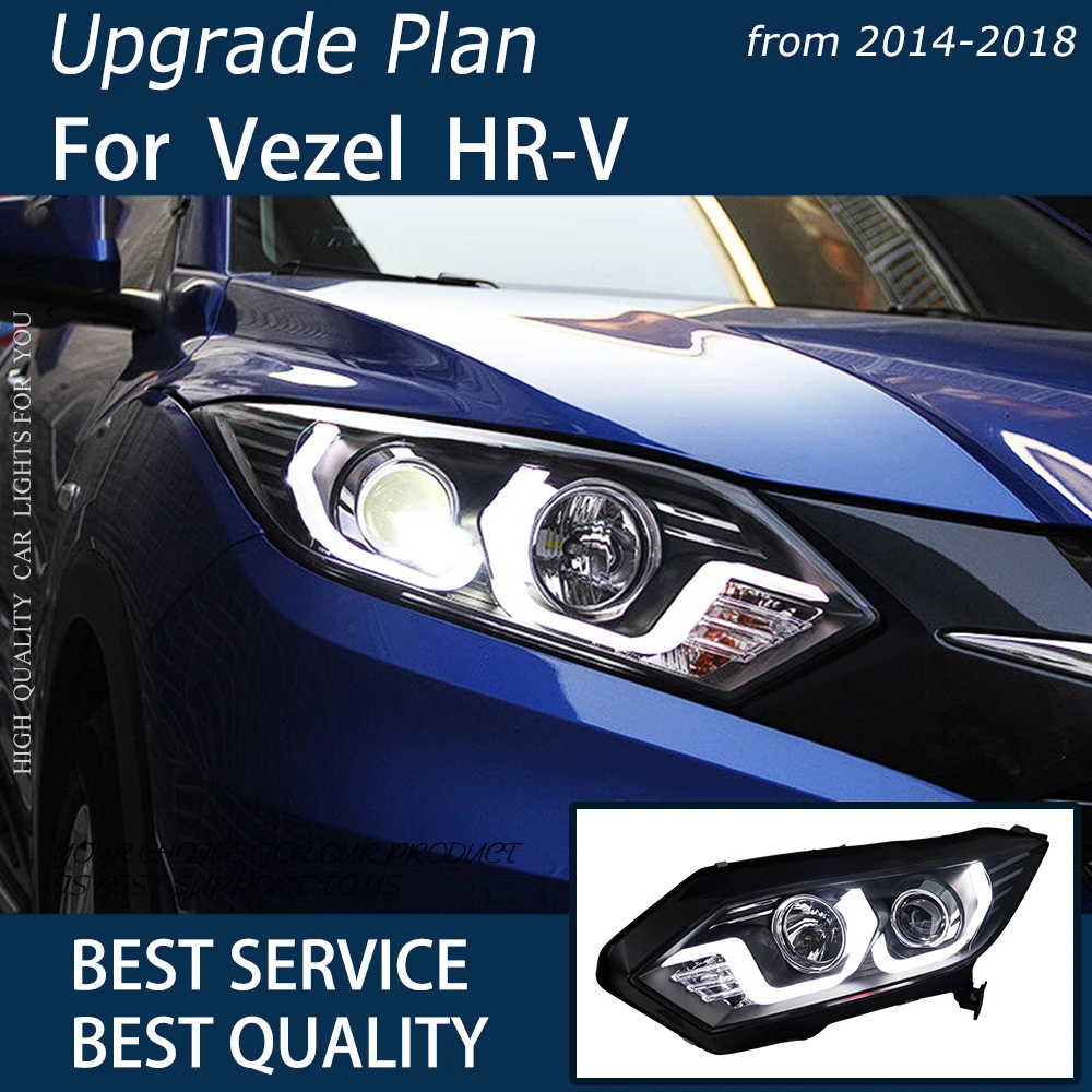 Car-Lights-for-Honda-HRV-HR-V-Vezel-2015-2018-LED-Auto-Headlight ...