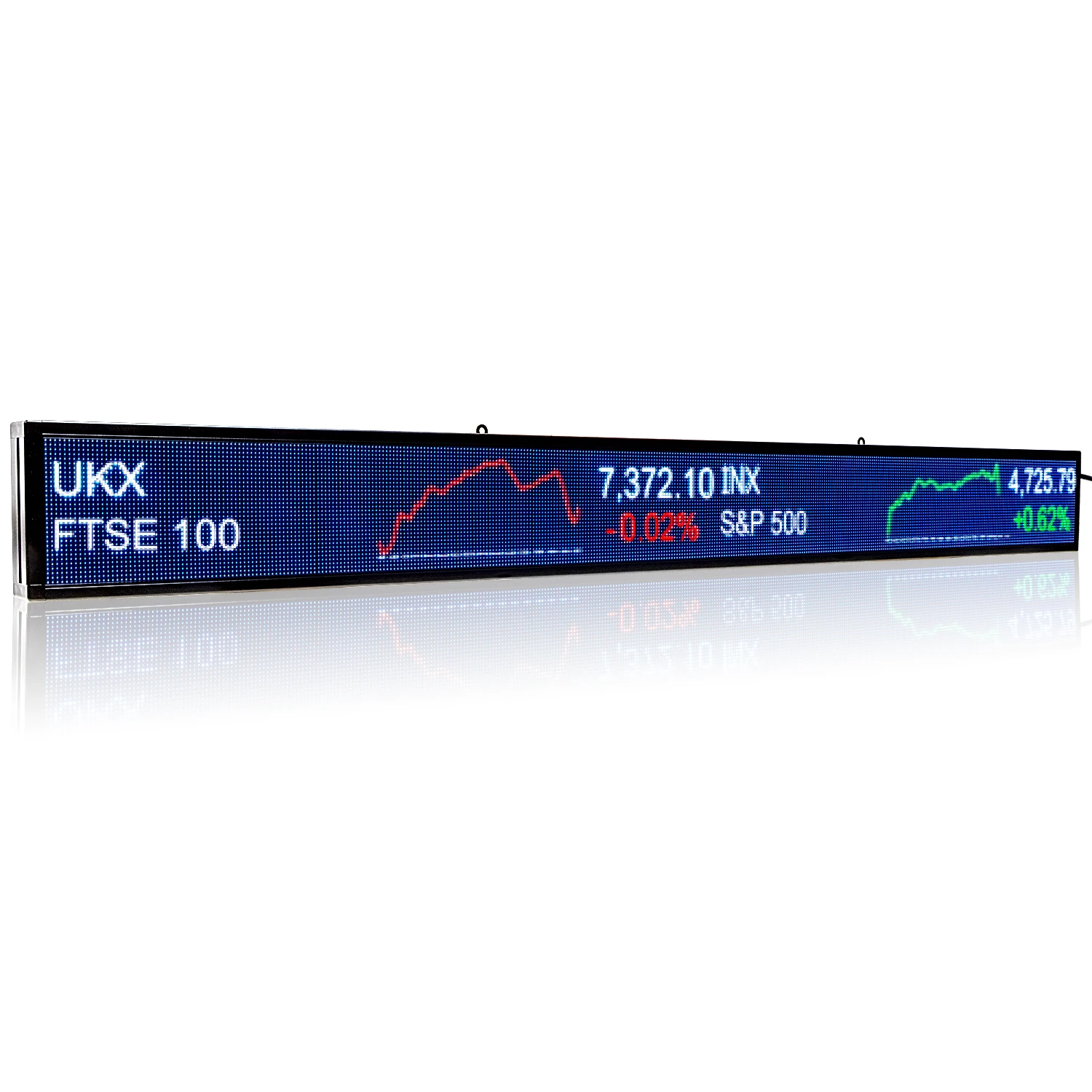 40 560 Pixels Led Stock Ticker Display Full Color Programmable Digital