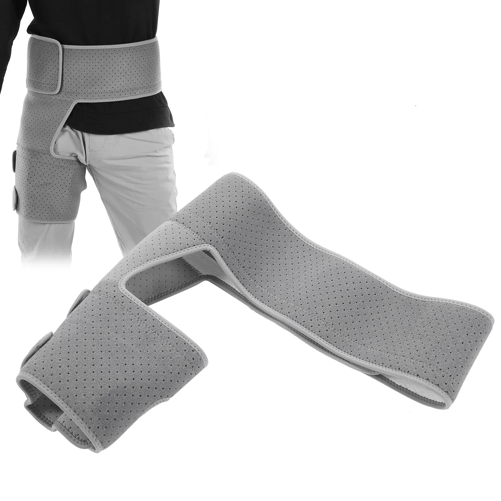 Groin-Support-Adjustable-Hip-Brace-Ischialgia-Relief-Thigh-Hamstring ...