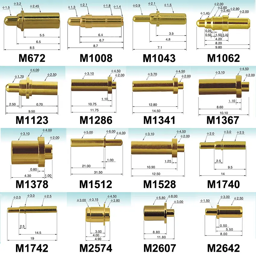 1pcs-3A-5A-10A-25A-High-Current-Pogo-Pin-Connector-Thimble-Charging ...